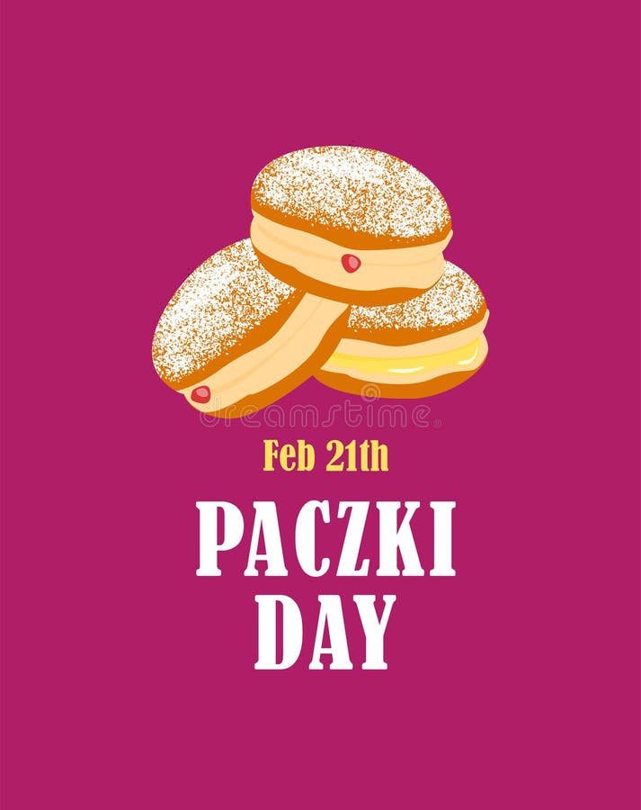 Paczki Day Stock Illustrations – 76 Paczki Day Stock Illustrations ...