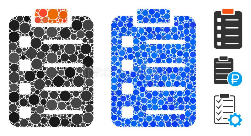 Pad Form Composition Icon of Round Dots Stock Vector - Illustration of ...