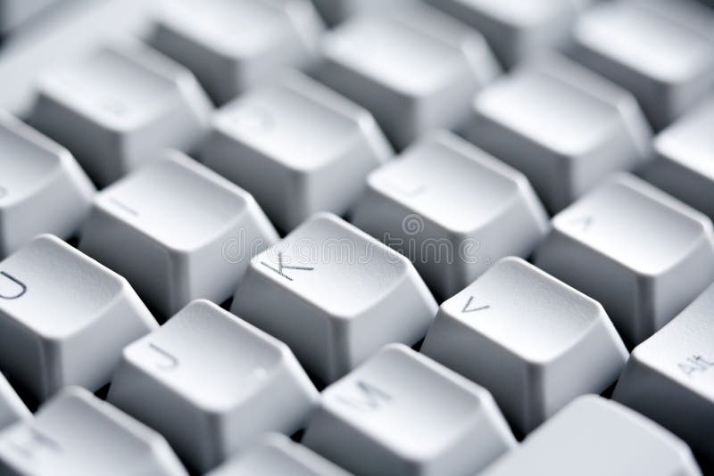 Stack of Black and White Computer Keyboard Keys Stock Photo - Image of ...
