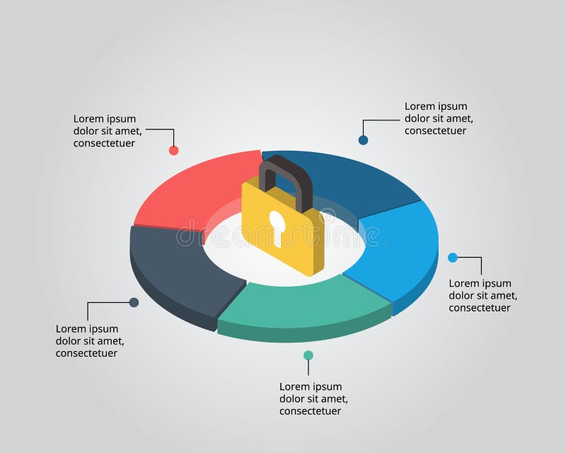 Security Template for Infographic for Presentation for 6 Element Stock ...