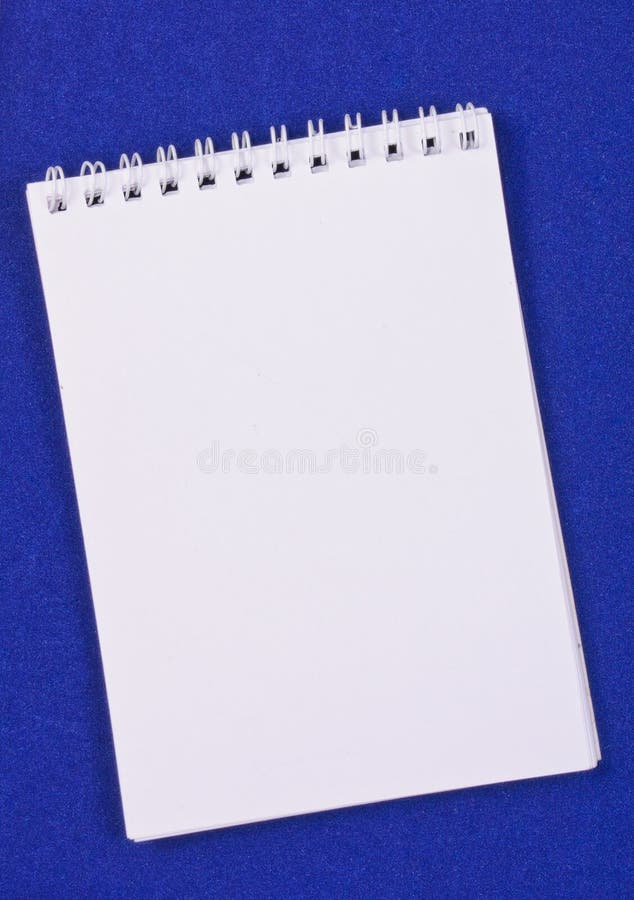 White Notebook Paper stock photo. Image of background, green - 607990