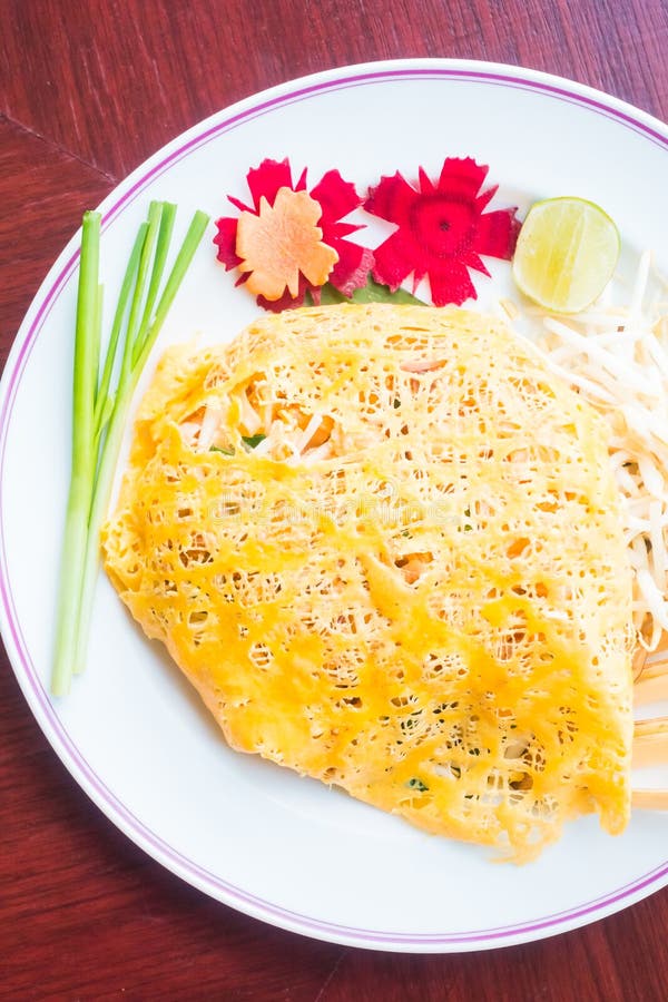 Pad thai noodles stock photo. Image of food, noodle, closeup - 80778660
