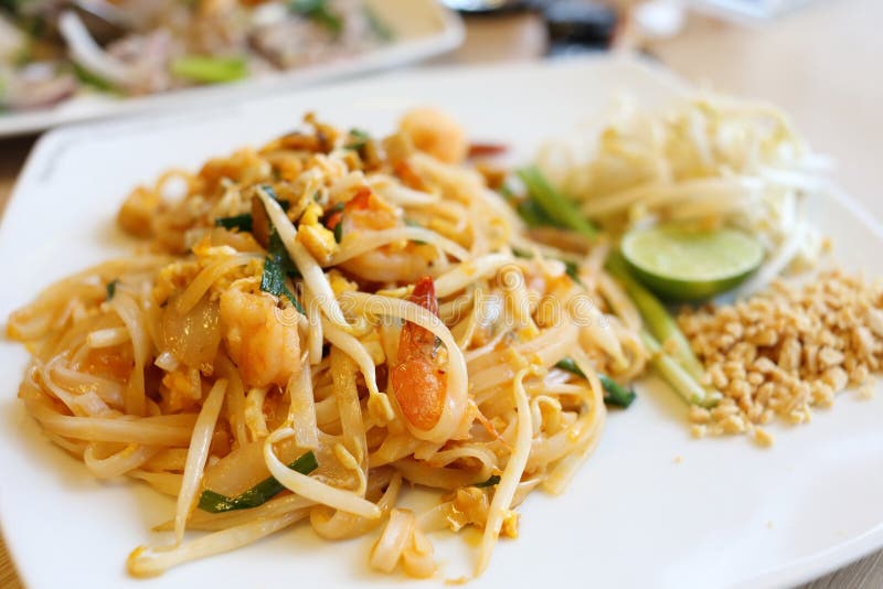 Pad Thai, Stir Thailand Traditional Stock Image - Image of dish, thai ...