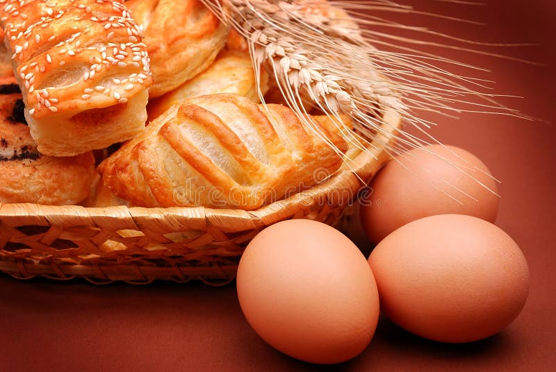 Padaria Com Orelha E Ovos Do Trigo Foto de Stock - Imagem de alimento ...