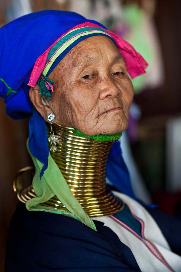 Padaung Woman from Kayar,Myanmar Editorial Photography - Image of ...