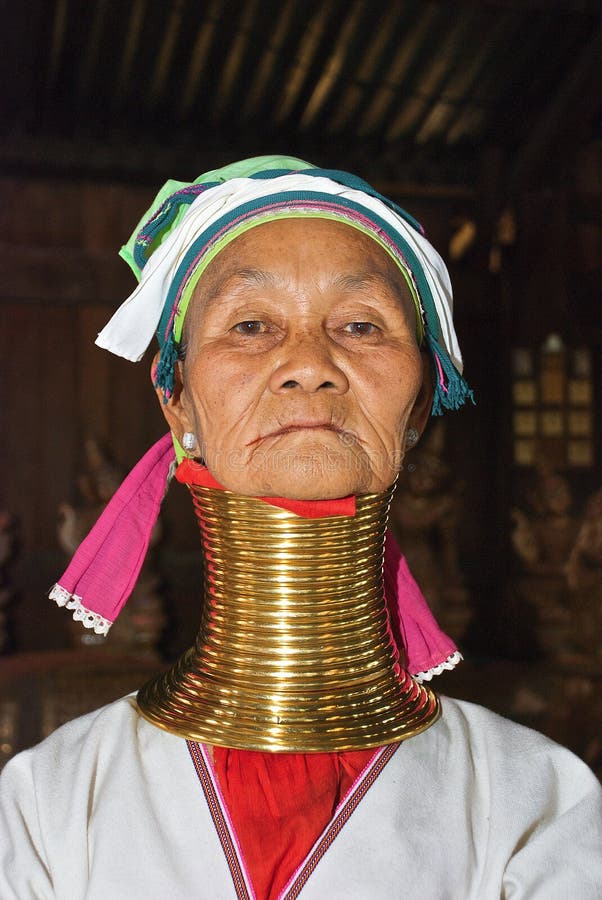 Padaung Women from Kayar,Myanmar Editorial Image - Image of brass ...