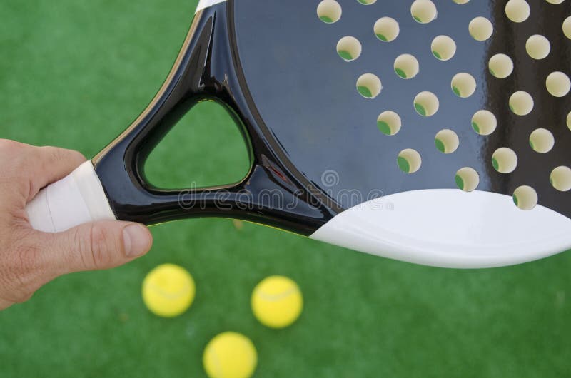 Paddle grip stock photo. Image of racket, hold, hand - 31940426