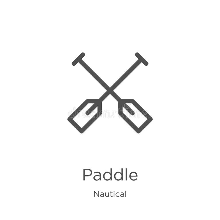 Paddle Outline Stock Illustrations – 10,726 Paddle Outline Stock ...