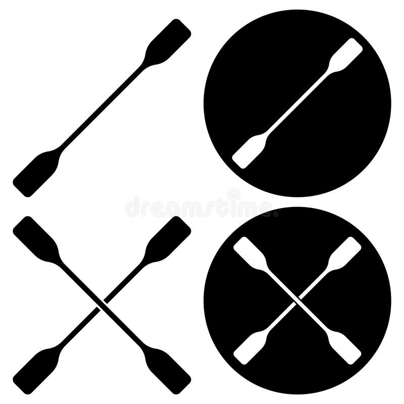 Paddle icon vector stock vector. Illustration of activity - 284863902