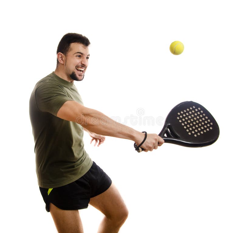 The paddle Maestro stock image. Image of ball, backhand - 32466949