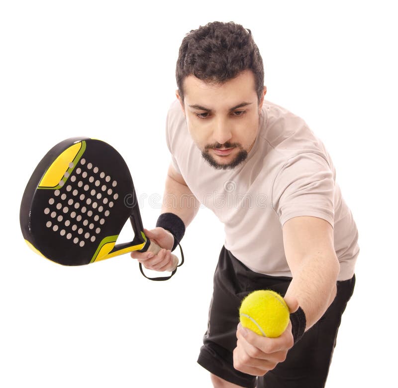 Paddle Master. stock photo. Image of racket, isolated - 31168806
