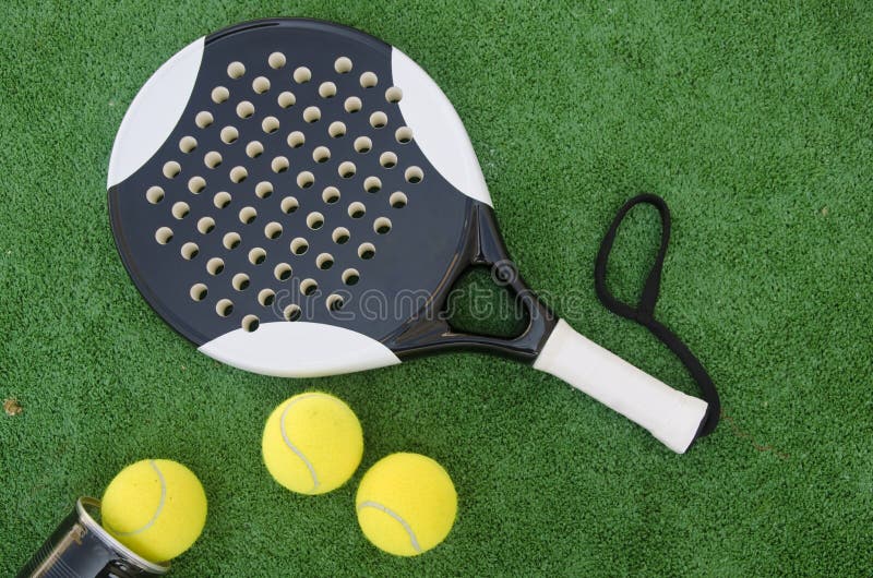Paddle objects on turf stock photo. Image of ball, turf - 31933000