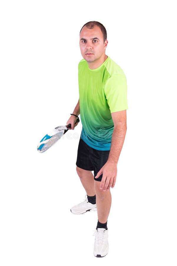 Paddle player. stock image. Image of fashion, competition - 27580217