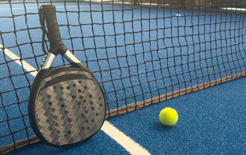 Paddle Rackets on the Playing Court. High Quality Photo Stock Photo ...
