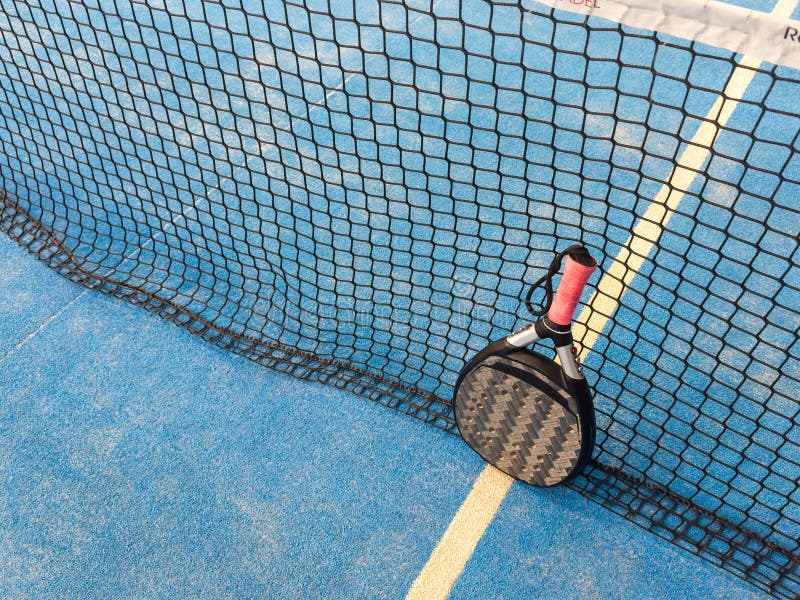 Paddle Sport on the Paddle Court, Ball, Rackets Stock Image - Image of ...