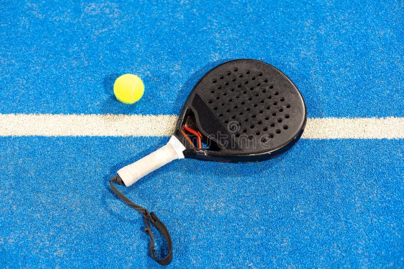 Paddle Tennis Objects and Court. Stock Photo - Image of paddle, game ...