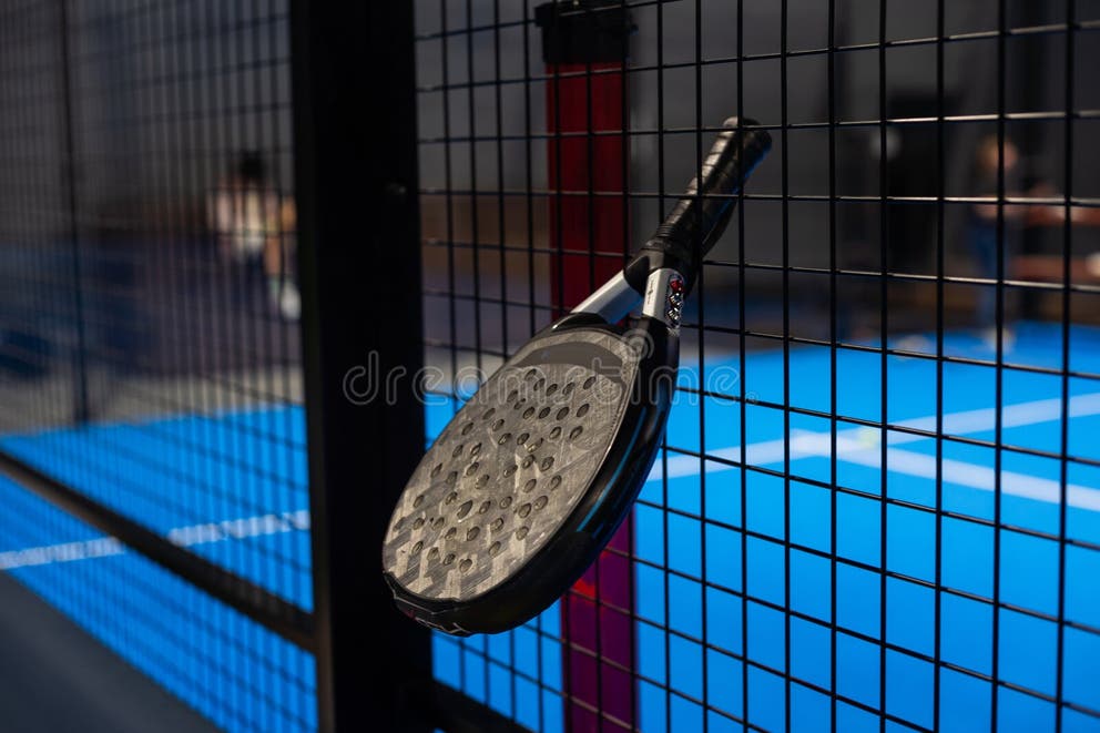 Paddle Tennis Objects and Court. Stock Image - Image of padel, court ...