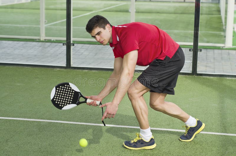 Platform Tennis Paddle Sports Court Stock Image - Image of fall ...