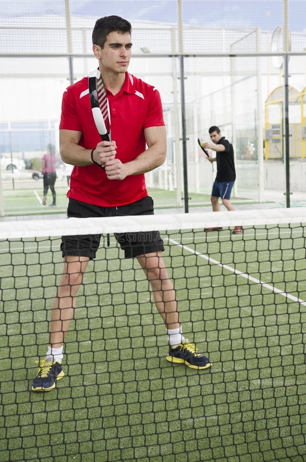 Paddle tennis team stock image. Image of playing, recreation - 39108299