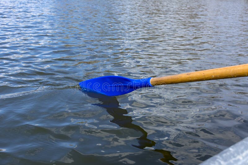 Paddle on the water stock image. Image of blue, paddle - 92189025