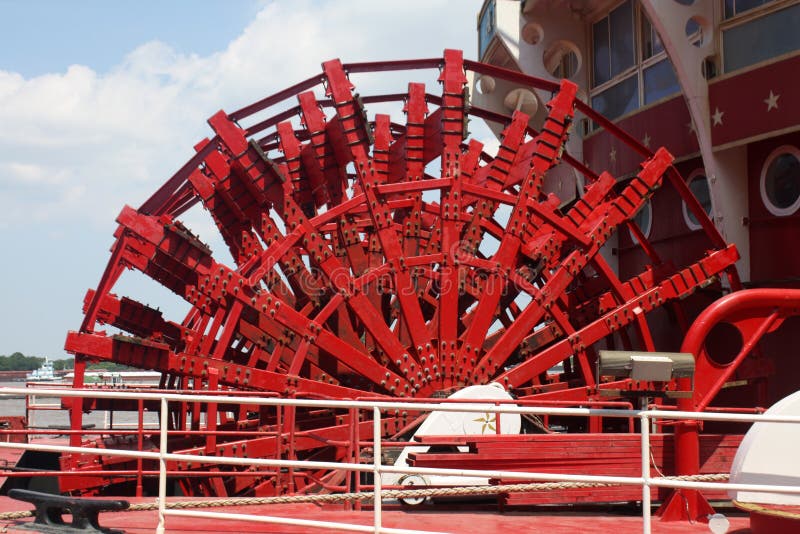 Paddle wheel stock image. Image of cruises, mississippi - 55153211