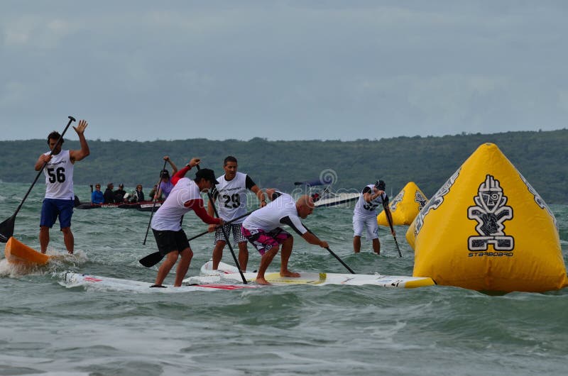 Paddleboard Race editorial stock photo. Image of paddle - 24145448