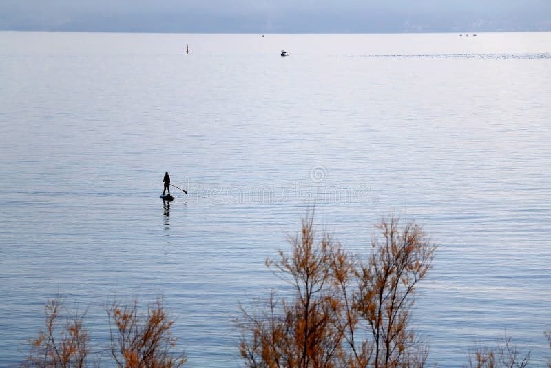 Paddleboarding stock photo. Image of scenic, europe - 175228358