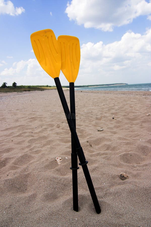 Paddles stock image. Image of paddle, warm, nautical, vacation - 5834043