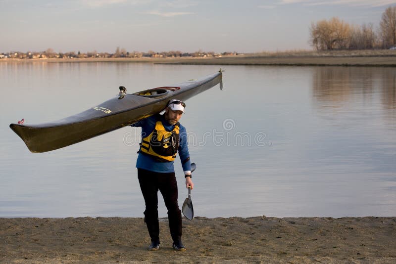 After paddling workout stock photo. Image of paddle, floatation - 4443752