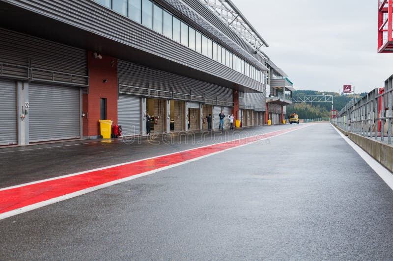 Paddock at Circuit De Spa-Francorchamps Editorial Stock Image - Image ...
