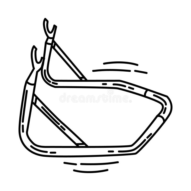 Paddock Stand Replacement Icon. Doodle Hand Drawn or Outline Icon Style ...