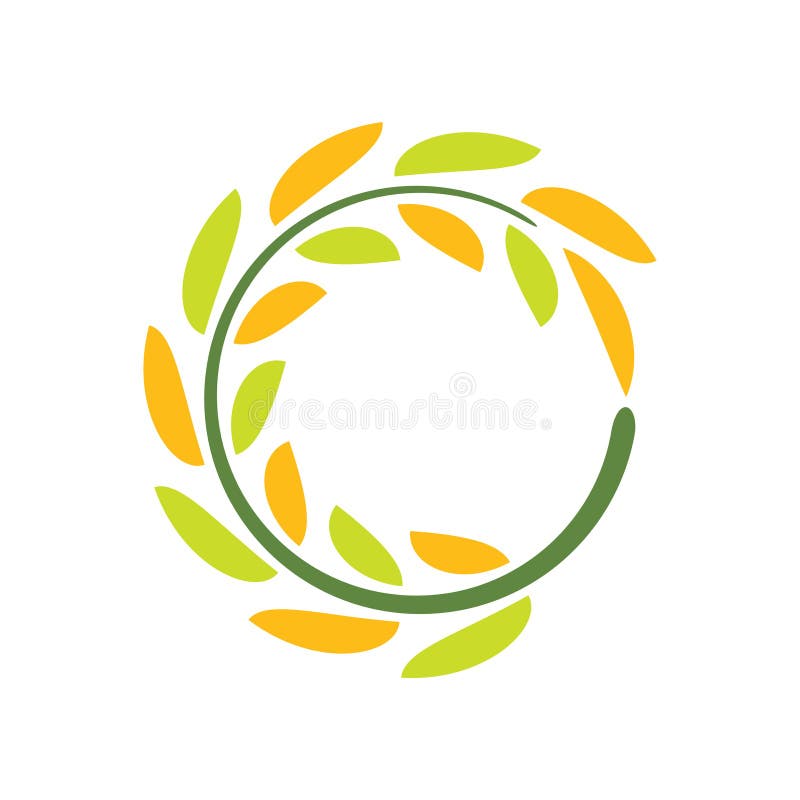 Paddy Logo Template Icon stock illustration. Illustration of cuisine ...