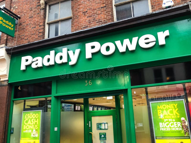 Paddy Power Bookies editorial photography. Image of signage - 144268077