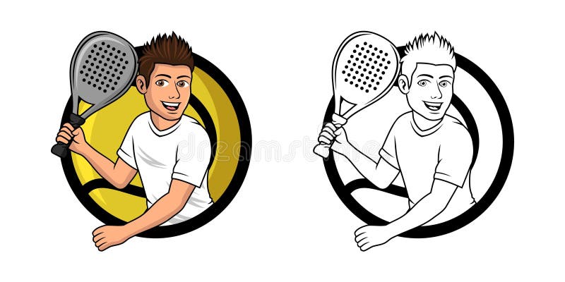 Padel Player Stock Illustrations – 1,001 Padel Player Stock ...