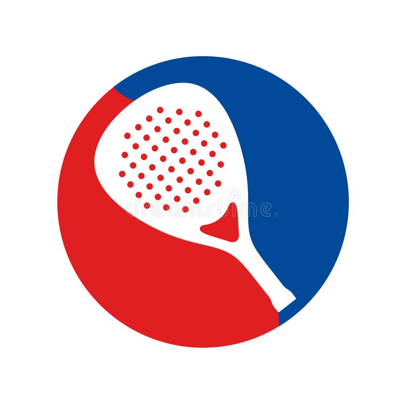 Padel racketsymbol vektor illustrationer. Illustration av cirkel ...