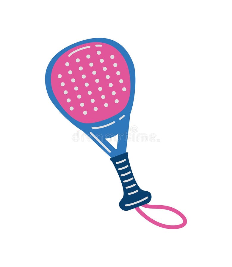 Padel tennis racket stock vector. Illustration of equipment - 301689489