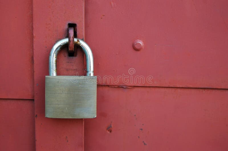 Padlock stock image. Image of rivet, metal, padlock, bolt - 1826997