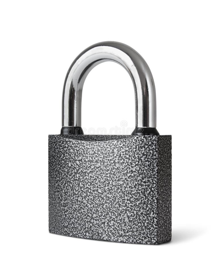 Padlock stock image. Image of single, safety, shape, brass - 43358411