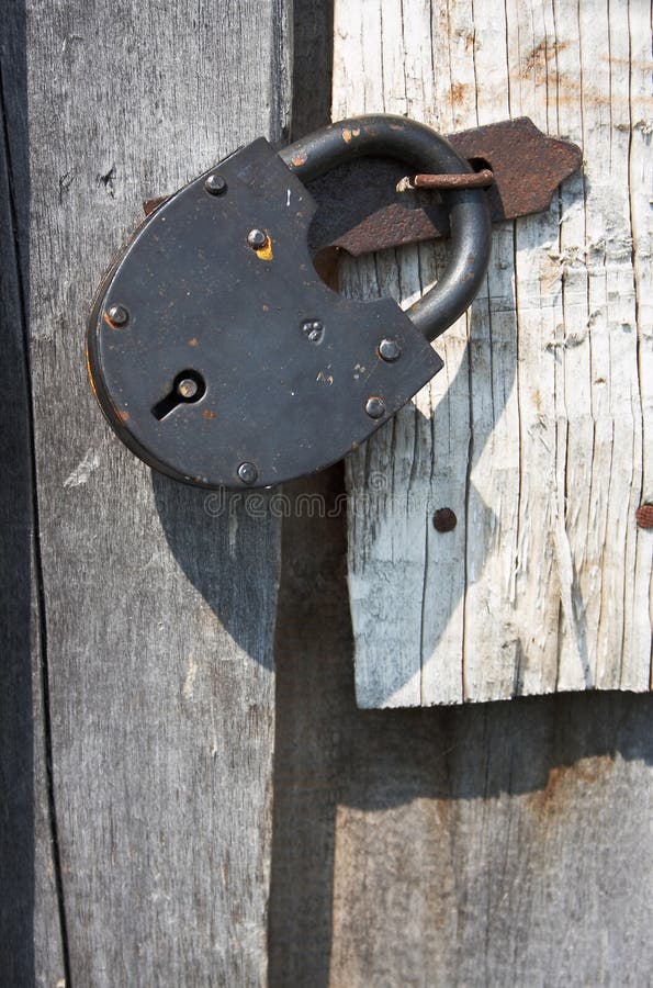 Padlock stock photo. Image of close, lock, locker, iron - 6218222