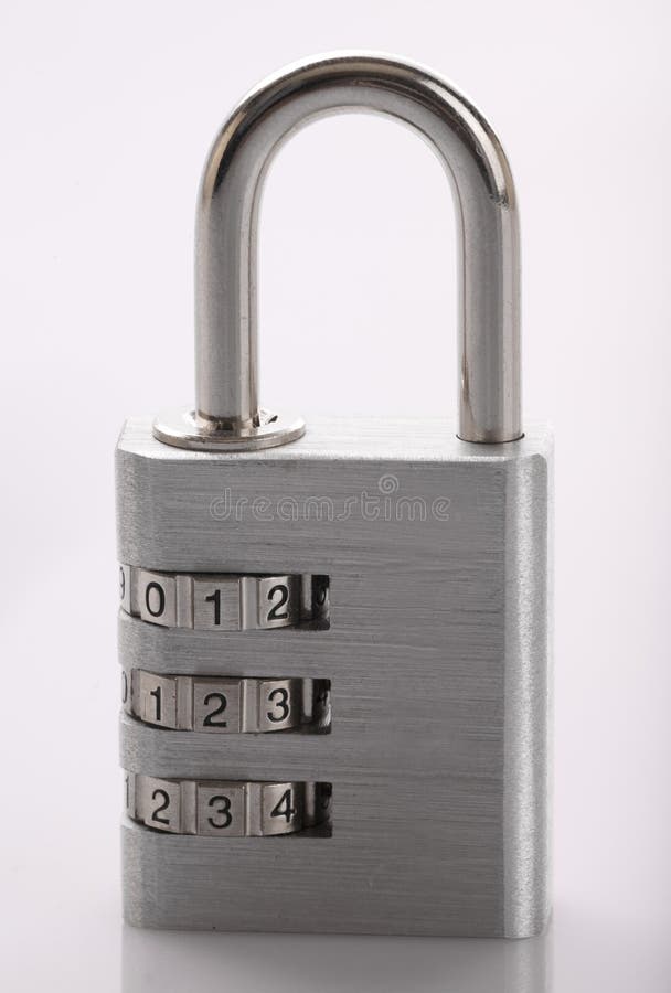 Brass Padlock stock photo. Image of vertical, locked, secure - 1971916