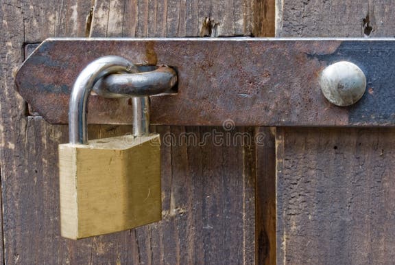 Padlock stock image. Image of padlock, paint, peeling - 7012679