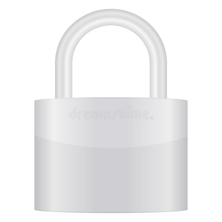 Grey Padlock Symbol Stock Illustrations – 4,229 Grey Padlock Symbol ...