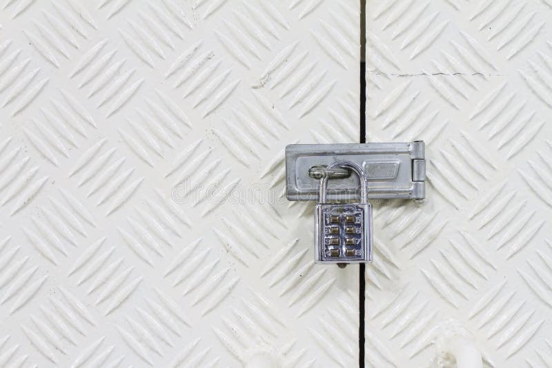 Padlock with Combination Code Stock Image - Image of combination, lock ...