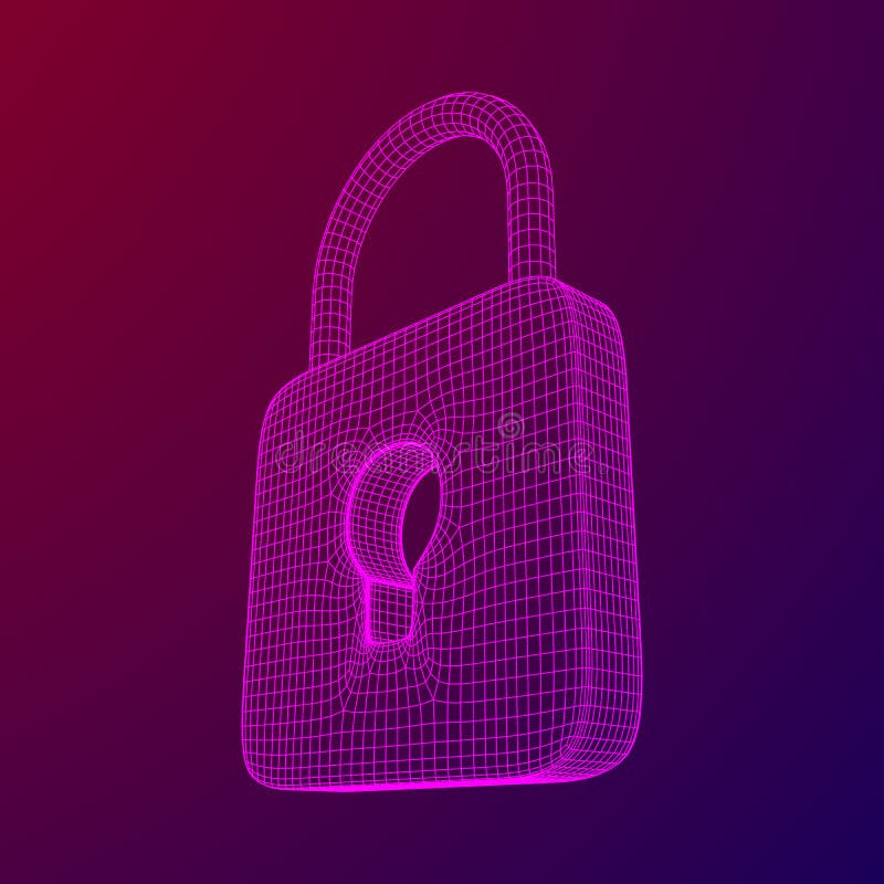 Padlock Blueprint Stock Illustrations – 106 Padlock Blueprint Stock ...