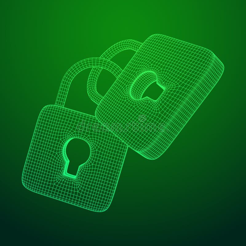 Padlock Blueprint Stock Illustrations – 103 Padlock Blueprint Stock ...