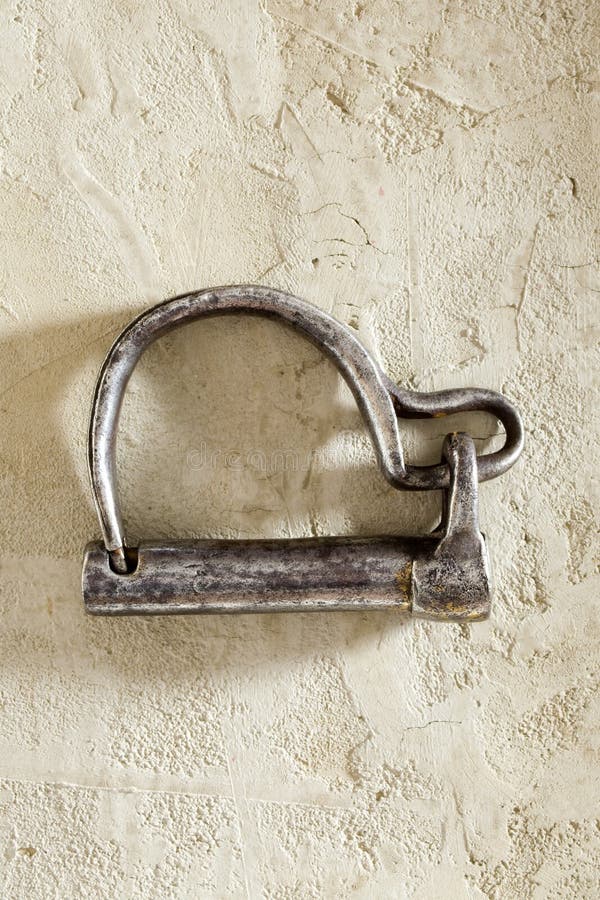 Padlock Cylindrical Lock Old Stock Image - Image of product, collection ...