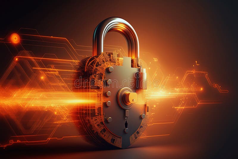 Cyber Attack, Abstract Hi Speed Internet Technology Red Background with ...