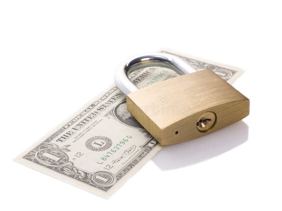 Padlock and dollar stock image. Image of bills, secure - 9301719