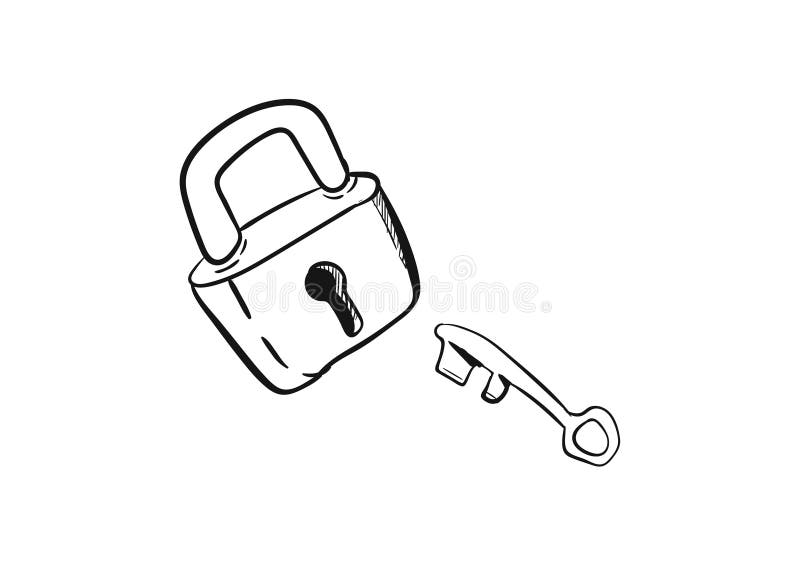 Padlock Doodle Stock Illustrations – 1,769 Padlock Doodle Stock ...