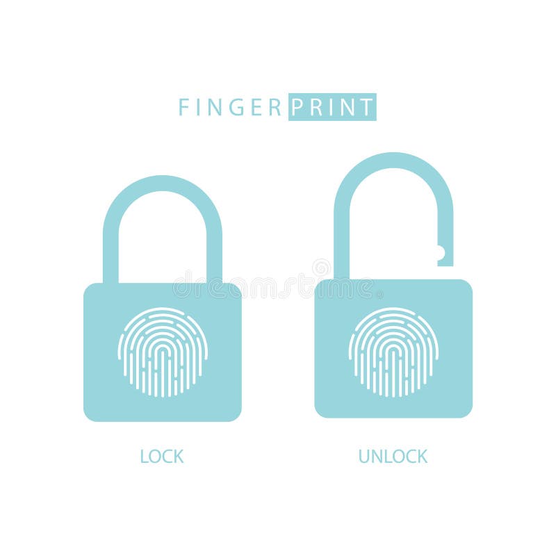 Fingerprint Touch ID Concept with Human Hand Holding Smartphone. Stock ...